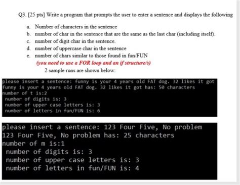 solved q3 [25 pts] write a program that prompts the user to
