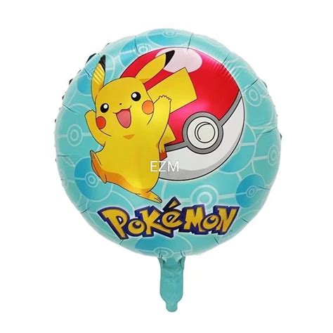 🇲🇾 Lifesta Pokemon Picachu Pikachu Foil Balon Belon Ballon Balloon Wedding Birthday Valentine