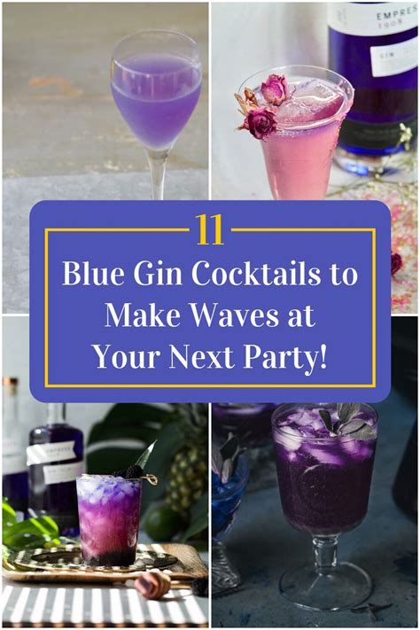 11 Blue Gin Cocktails To Make Waves At Your Next Party Recipe Blue