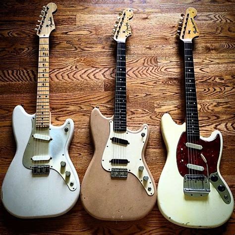 Vintage Guitars On Instagram A Gorgeous Trio Of A 56 Fender Duo