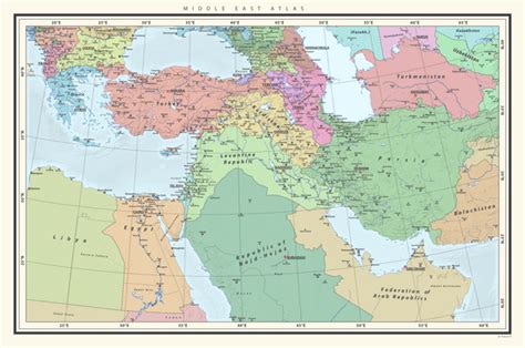 Caucuses Mountains Middle East Map Main Mountain Ranges Of The
