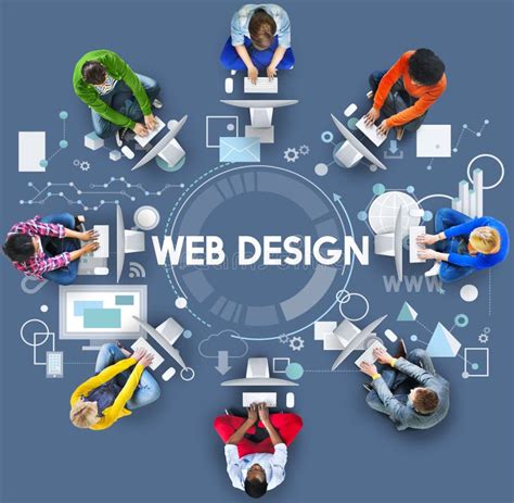 Web Design Technology Browsing Programming Concept Stock Illustration