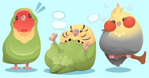 Chibi Bird Art Set Images Free Download On Freepik