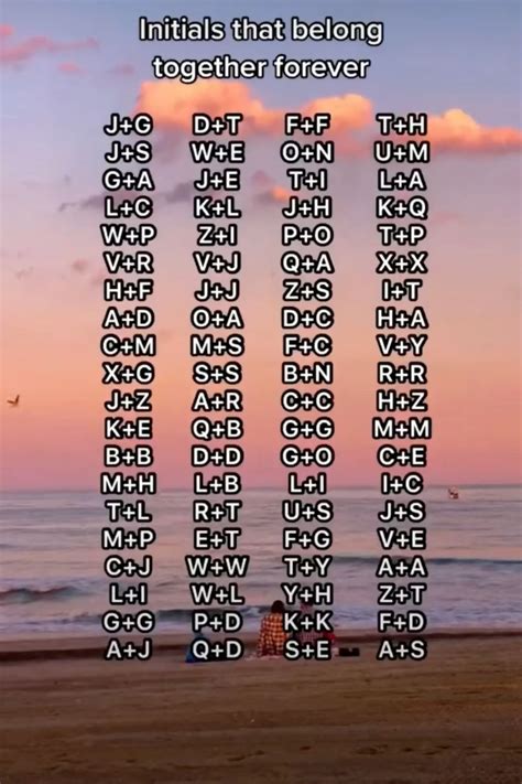 Initials That Belong Together 💎 Crush Advice Crush Quotes For Him