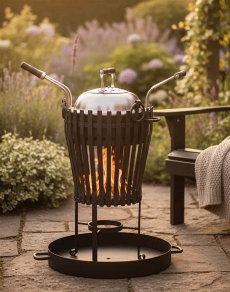 Fire Pit Grills And Bbqs Outdoor Cooking Outdoor Living Black