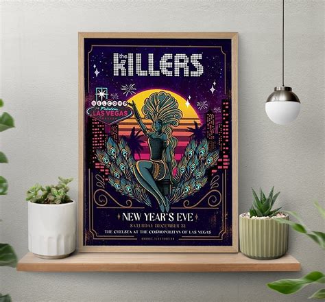 The Killers Band Poster The Killers Tour Poster Sold By Booby Wan