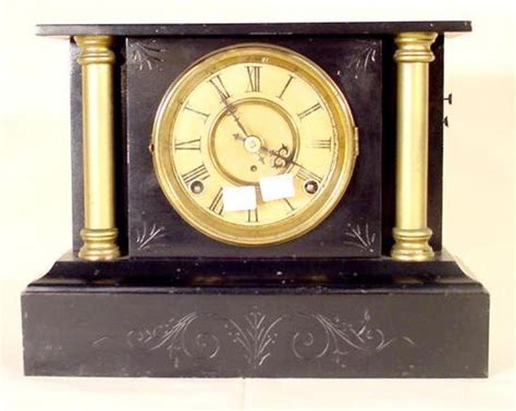 A Kroeber Saxonia Mantel Clock With Gladiator Figure Clockprices Com
