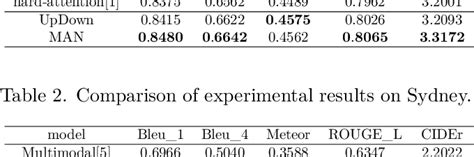 Table 2 From Multi View Attention Network For Remote Sensing Image Captioning Semantic Scholar