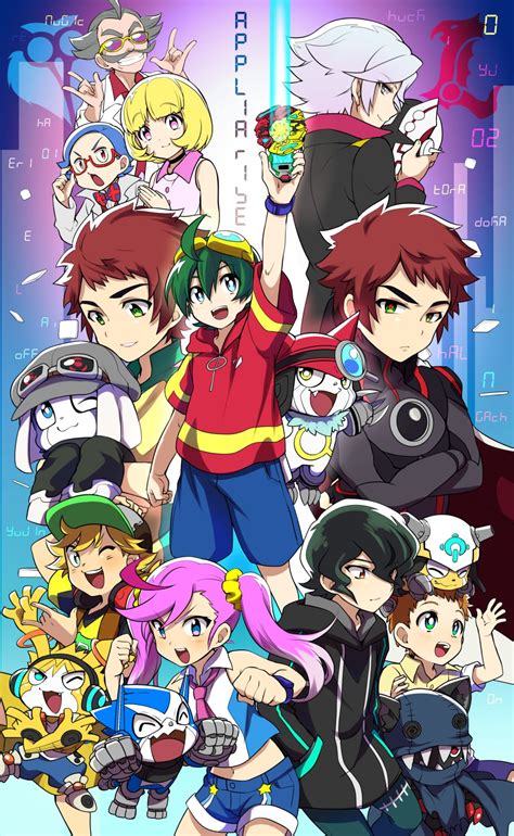 Dokamon Gatchmon Hackmon Appmon Karan Eri Kashiki Ai Katsura