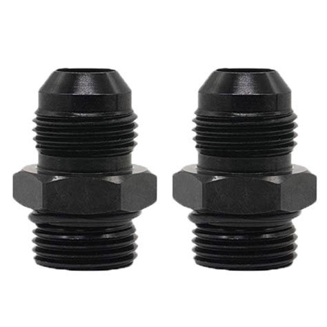 2 Pcs 8 O Ring An8 8an To An8 8an Male Adapter Fitting Black Daraz Lk