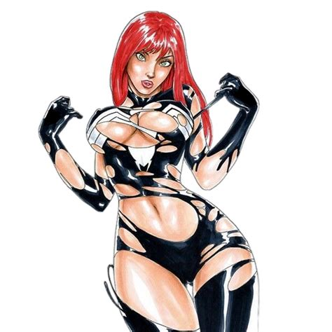 Rule 34 Artist Request Big Breasts Big Thighs Green Eyes Marvel