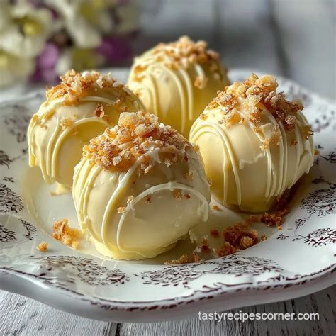 White Chocolate Truffles No Tasty Recipes Corner