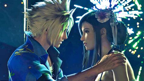 Cloud Kisses Tifa Romance Maxed Scene Final Fantasy 7 Rebirth Youtube