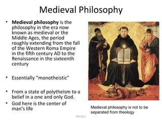 Medieval Philosophy Ppt