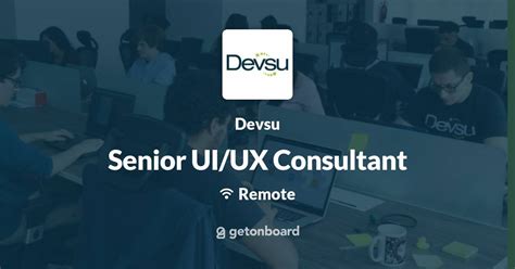 Senior Ui Ux Consultant At Devsu Remote Work From Home Get On Board
