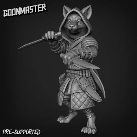 3d Printable Red Fox Assassin 3 By Goon Master