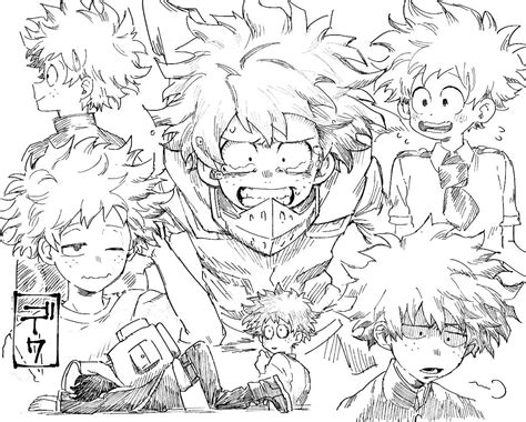 Dibujos De Deku Para Colorear 70 Dibujos Para Colorear