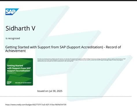 Sap Certification Continuouslearning Supportexcellence Supplychain