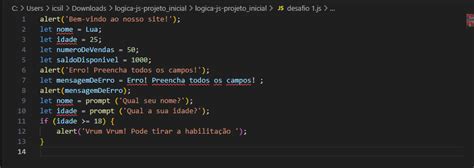 Projeto Desafio 1 Lógica De Programação Mergulhe Em Programação Com Javascript Solucionado