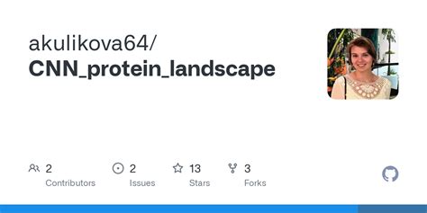GitHub Akulikova CNN Protein Landscape
