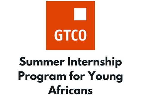 Guaranty Trust Holding Company Gtco Summer Internship Program 2025