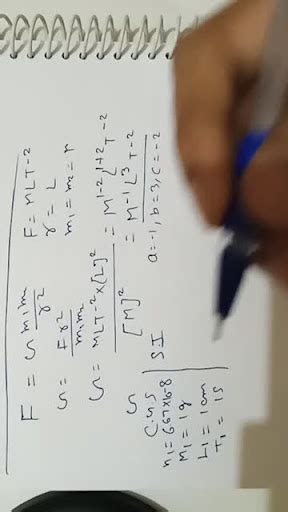 Example 35 The Value G In Cgs System Is 667 Dyne Cm2 G−2 Calculate The