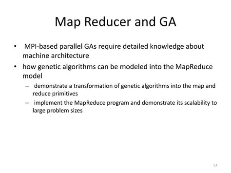 Ppt Scaling Simple And Compact Genetic Algorithms Using Mapreduce