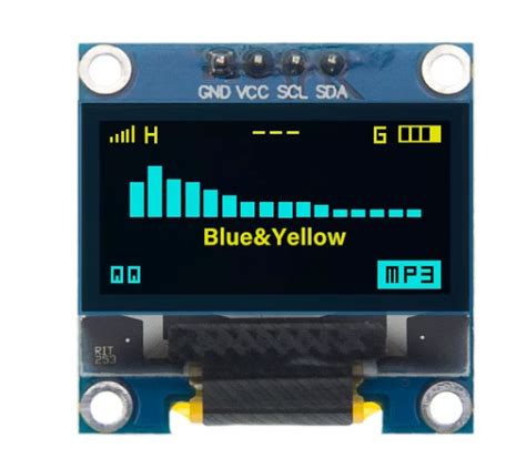 OLED DISPLAY I C IIC X Arduino ESP ESP BLUE YELLOW SSD PicClick UK