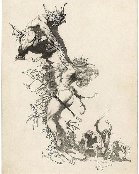 By Frazetta Frank Frazetta Sketches Fantasy Art