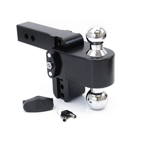 Weigh Safe 180° Drop Hitch Wblack Cerakote Finish And Chrome Plated