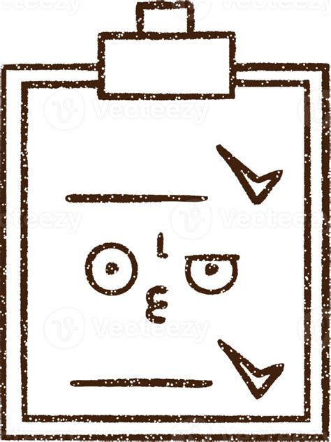 Office Checklist Charcoal Drawing 45082776 Png