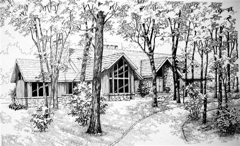 Sketch Of The Woods At Explore Collection Of