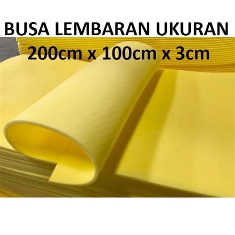 Promo Busa Lembaran Deluxe Serbaguna Uk 200cm X 100cm X 3cm Diskon 23 Di Seller Melodiya Store