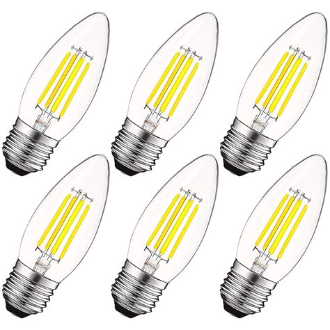 Luxrite 60 Watt Eq B10 Bright White Medium Base E 26 Dimmable Led