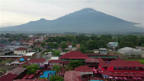 Bandung Indonesia On January 05 2023 Beautiful Aerial View Village