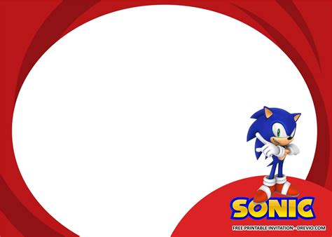 Sonic The Hedgehog Template
