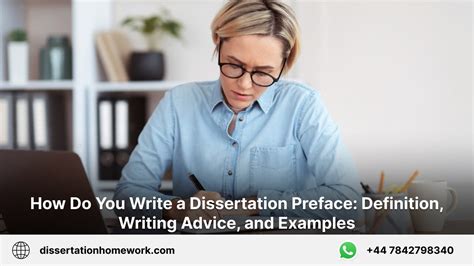 Dissertation Preface Meaning Structured Approach To Presenting Phd