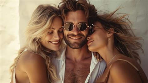 Photorealistic Scene Of Non Monogamous Relationship Ai Generated Image