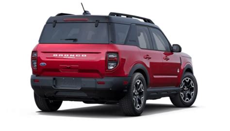 2025 Ford Bronco Sport Adds New Ruby Red Color First Look