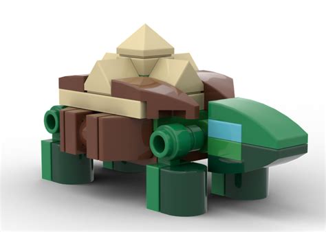 Lego Moc Mini Tortoise By Space Steave Rebrickable Build With Lego