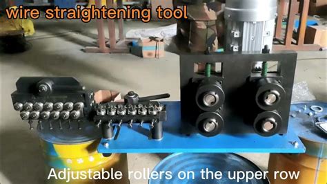 Wire Straightening Machine With Traction Device Wire Feeder Cable