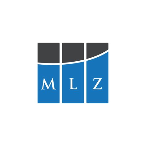 Mlz Letter Logo Design On White Background Mlz Creative Initials