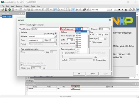 Sending Data Via Uart And Monitoring Signals With Freemaster Nxp Community