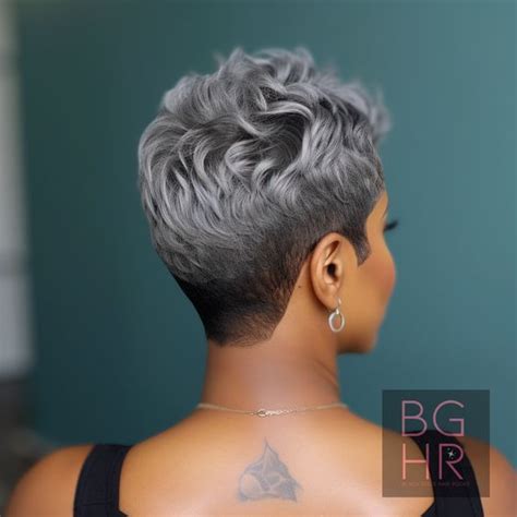 Embracing The Pixie Cut A Journey To Bold Beauty Short Grey Hairstyles For Black Women Grey