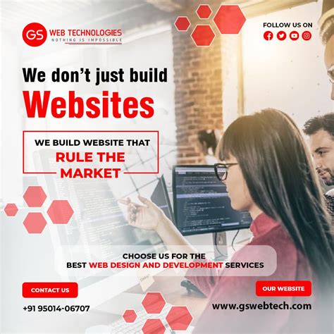 Gs Web Technologies On Linkedin Gswebtechnologies Webdesign