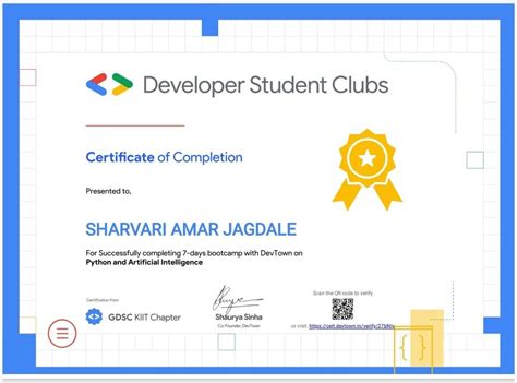 Sharvari Jagdale On Linkedin Python Ai Devtown Devtownbootcamp