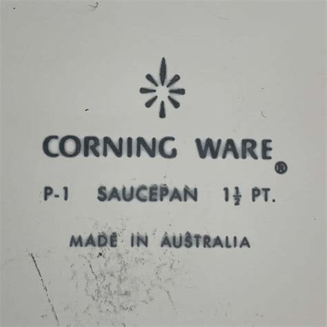 Corning Ware P 1 15 Saucepan S