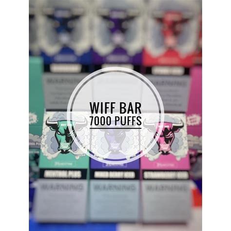 E Cig Wiff Bar 7000 Puffs 3 Nic 550mah Rechargeable 7k Puffs Lazada Ph