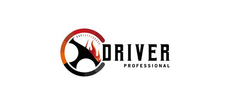 Car Driver Logo Design With Modern Abstract Rpm Speed And Fire 34526657