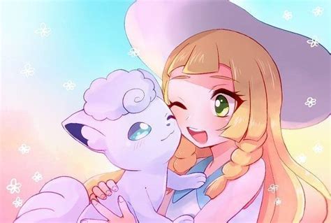 Lillie And Snowy Are So Cute Anime Cute Pokemon Pictures Anime Images